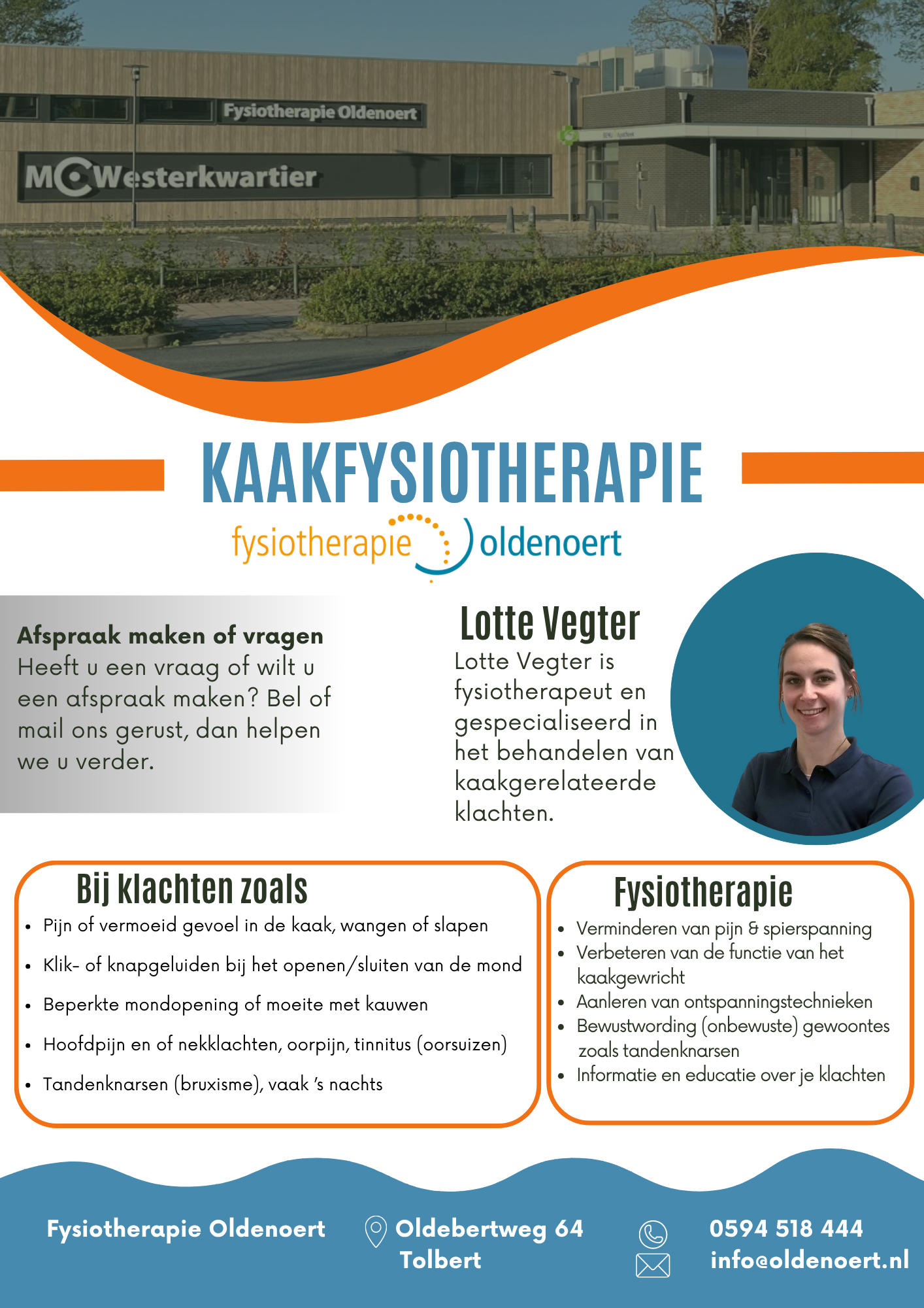 Nieuw! kaakfysiotherapie in Leek en Tolbert - Fysiotherapie Oldenoert